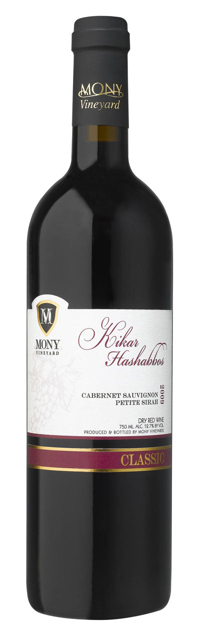 מוני קלאסיק קברנה/פטיטשיראז 750מ''ל - יין אדום ייחודי - יאן משקאות